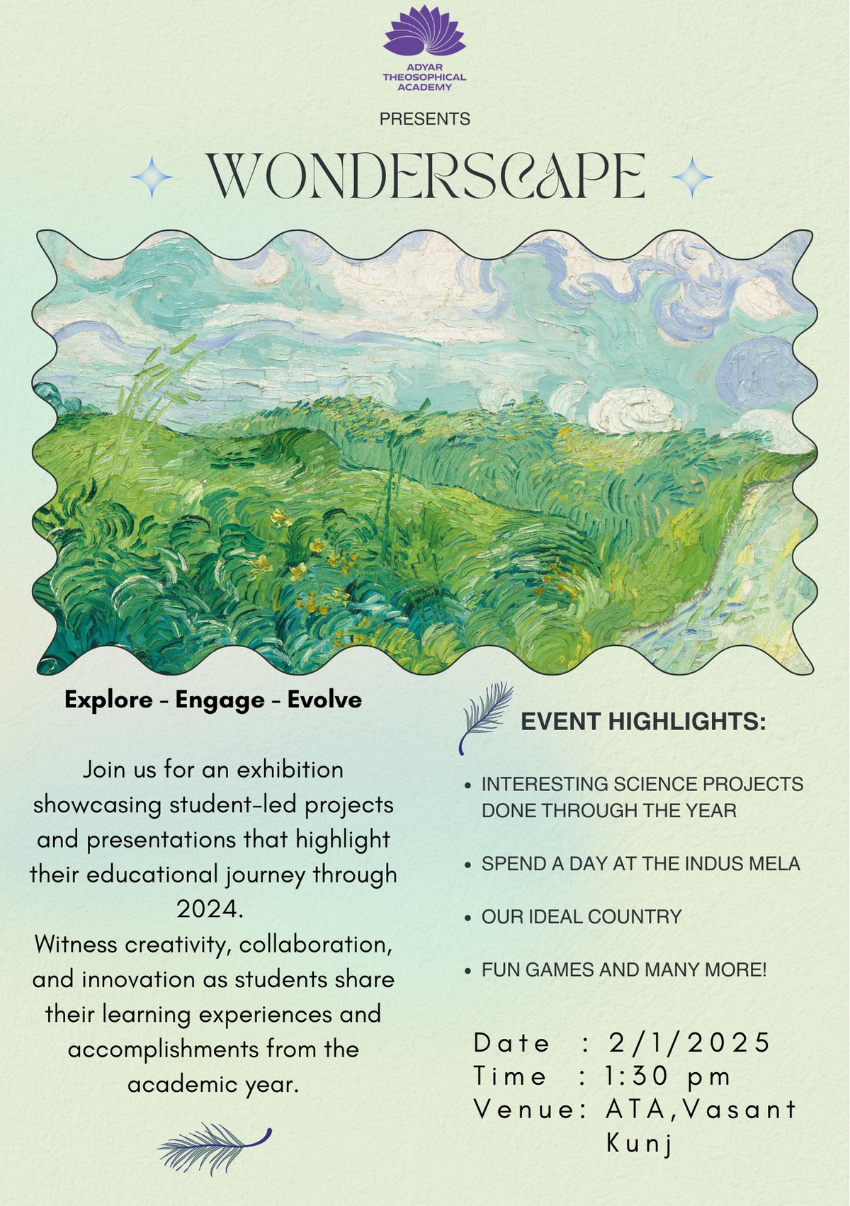 Ata Visit Theosophical Society